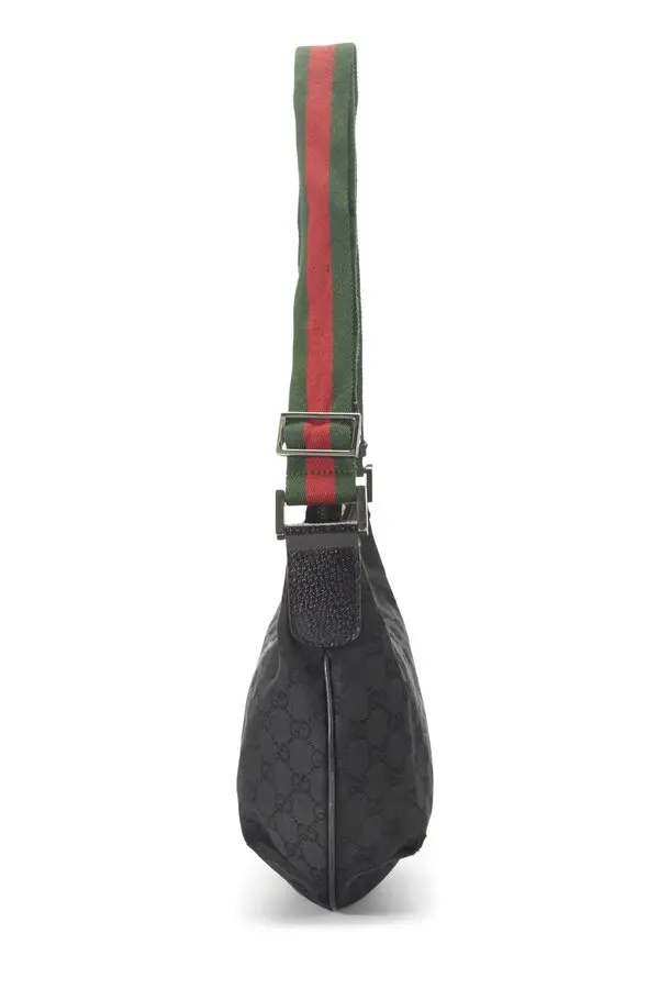 Gucci Original Gg Canvas Web Round Messenger Bag