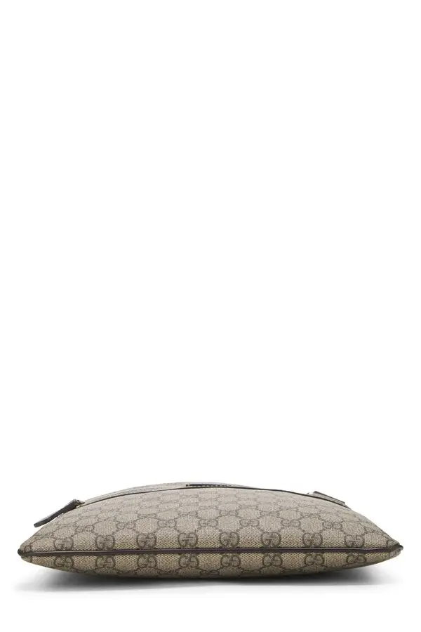 Gucci Original Gg Supreme Canvas Zip Messenger Bag