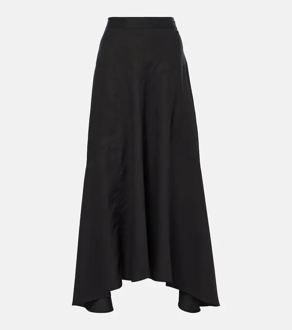 MARANT ETOILE Alona Asymmetric Midi Skirt