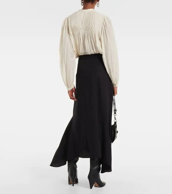 MARANT ETOILE Alona Asymmetric Midi Skirt