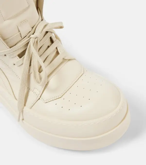 Rick Owens Bumper Leather High-top Sneakers