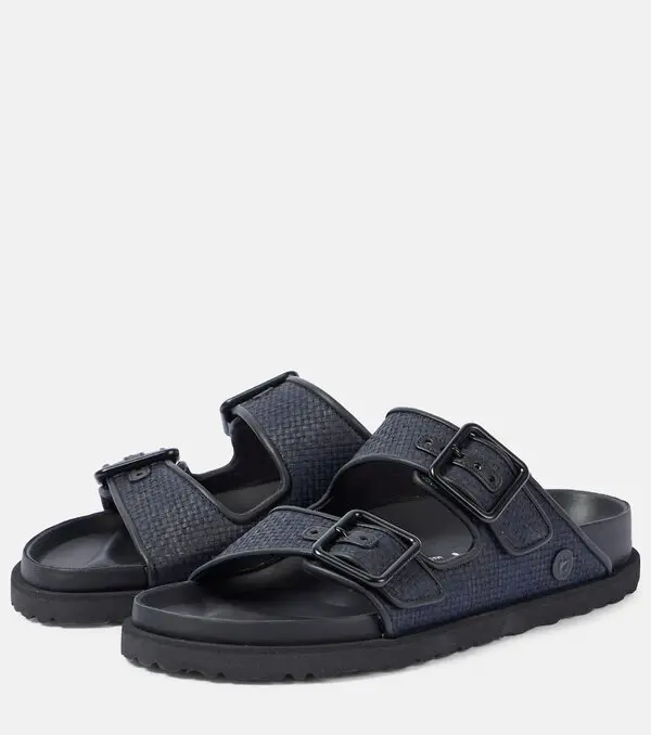 BIRKENSTOCK Arizona Luxe Raffia Sandals