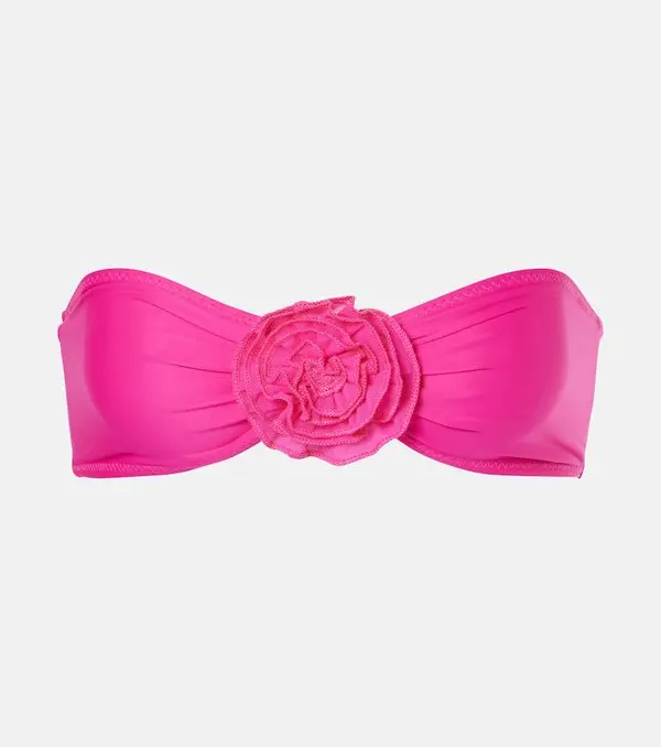 SAME Rose Bandeau Bikini Top - Pink
