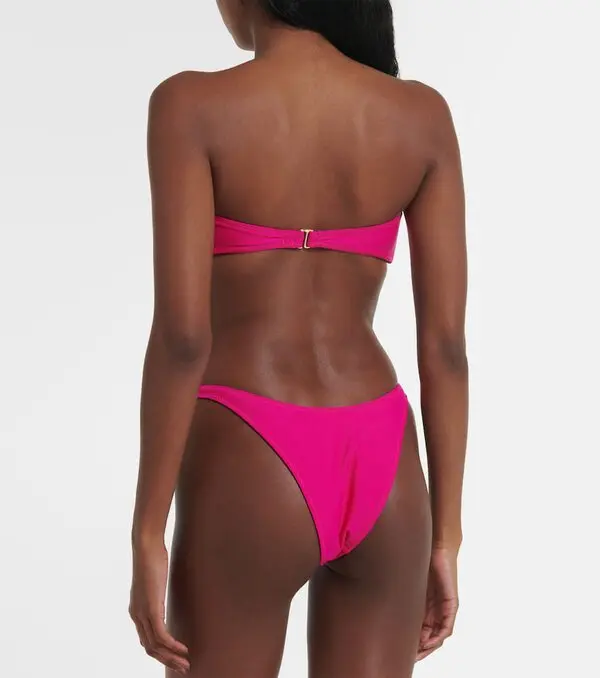 SAME Rose Bandeau Bikini Top - Pink