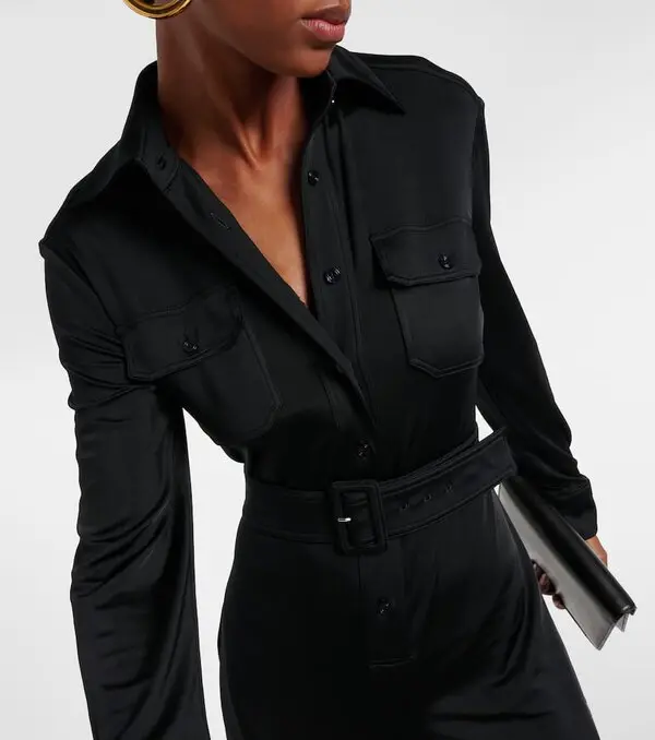 TOM FORD Jersey Jumpsuit - Black