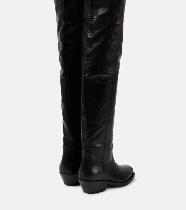 Isabel Marant Amati Leather Knee-high Boots