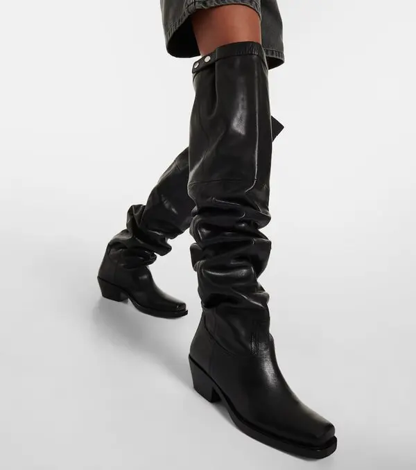 Isabel Marant Amati Leather Knee-high Boots