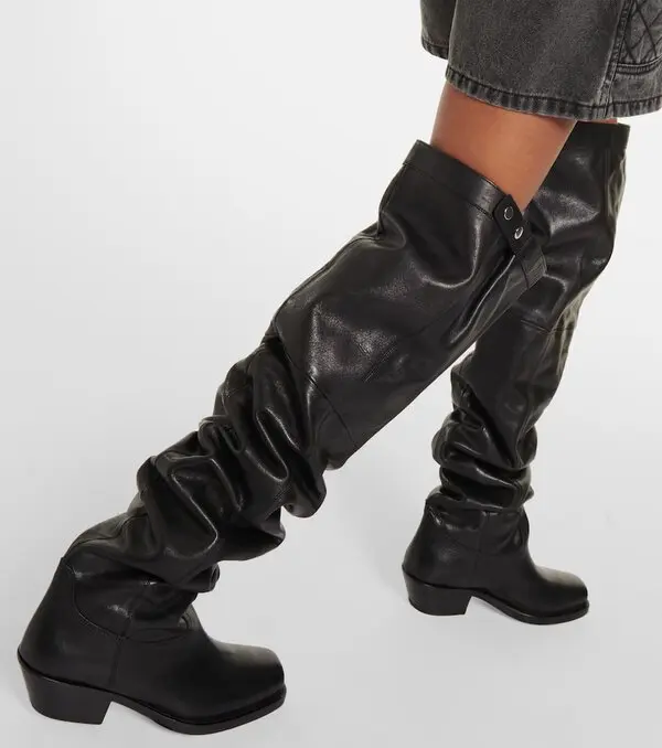 Isabel Marant Amati Leather Knee-high Boots