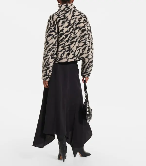 MARANT ETOILE Ferida Printed Wool-blend Jacket - Multicoloured