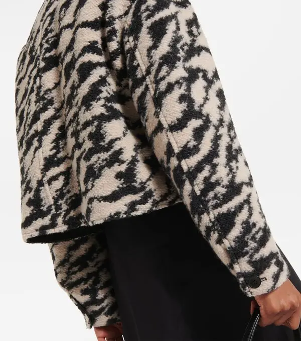 MARANT ETOILE Ferida Printed Wool-blend Jacket - Multicoloured