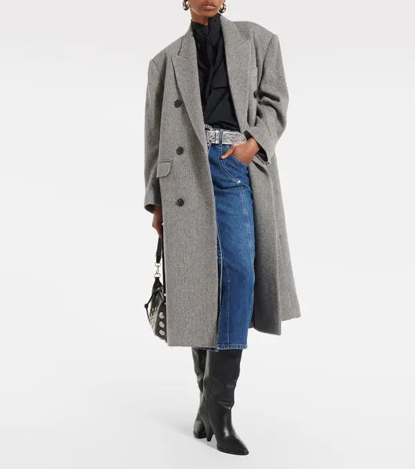 MARANT ETOILE Lexana Wool-blend Coat