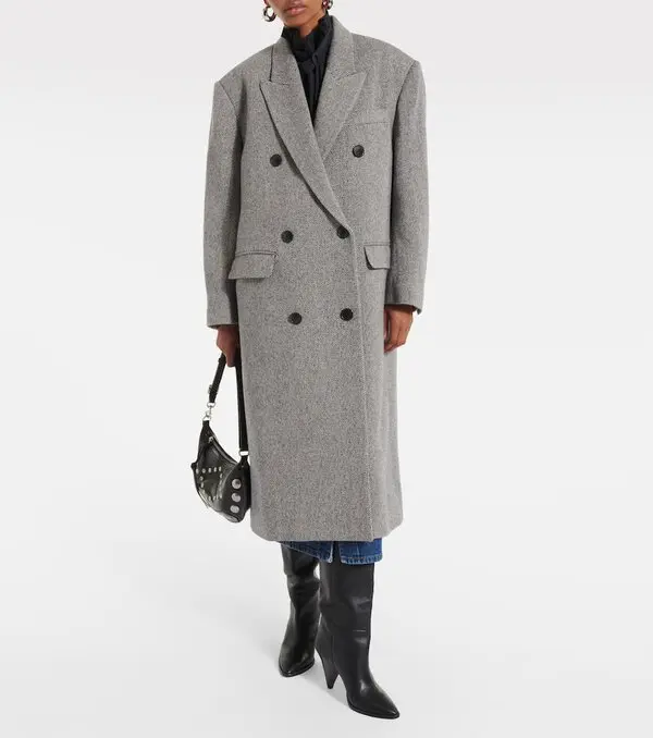 MARANT ETOILE Lexana Wool-blend Coat