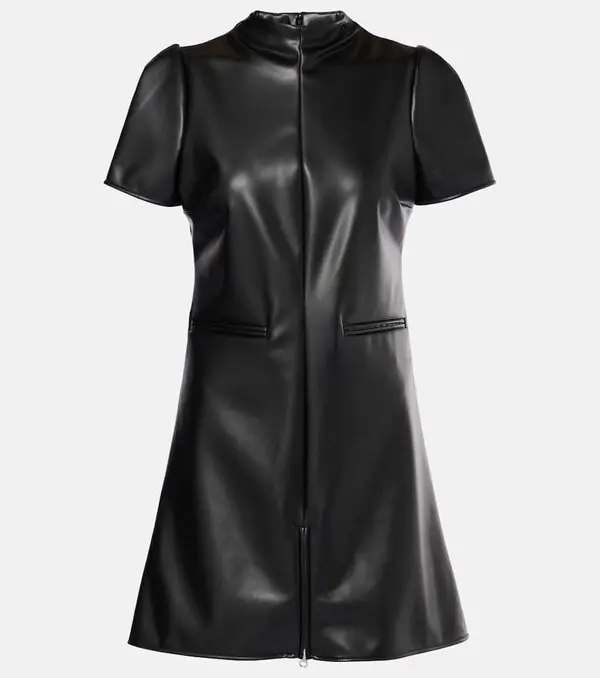 COURREGES Courrèges Faux Leather Mini Dress