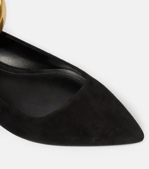 Isabel Marant Étoile Leanor Embellished Ballet Flats