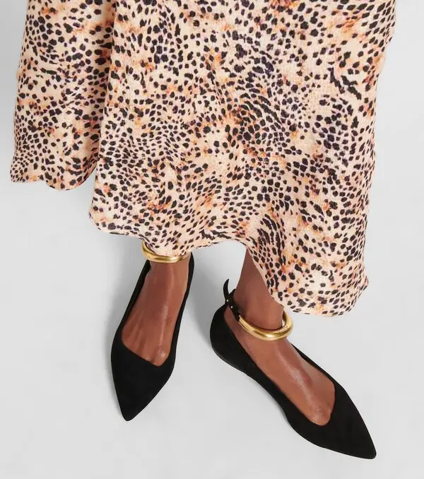Isabel Marant Étoile Leanor Embellished Ballet Flats