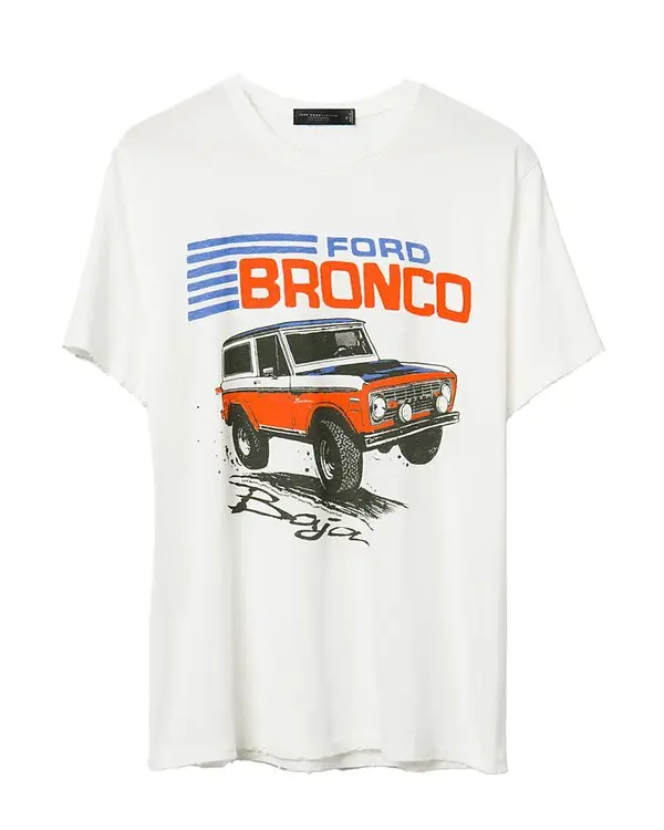 Junk Food Clothing Ford Bronco Baja Vintage Tee - Vintage White