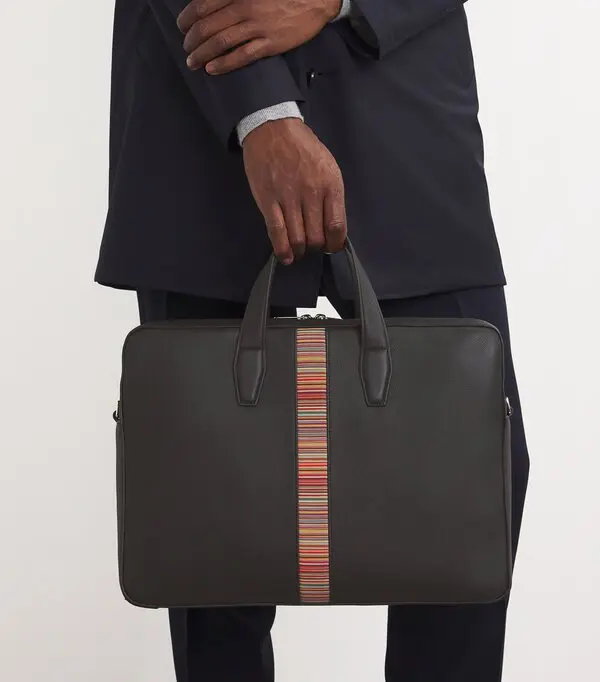 Paul Smith Leather Briefcase - Black