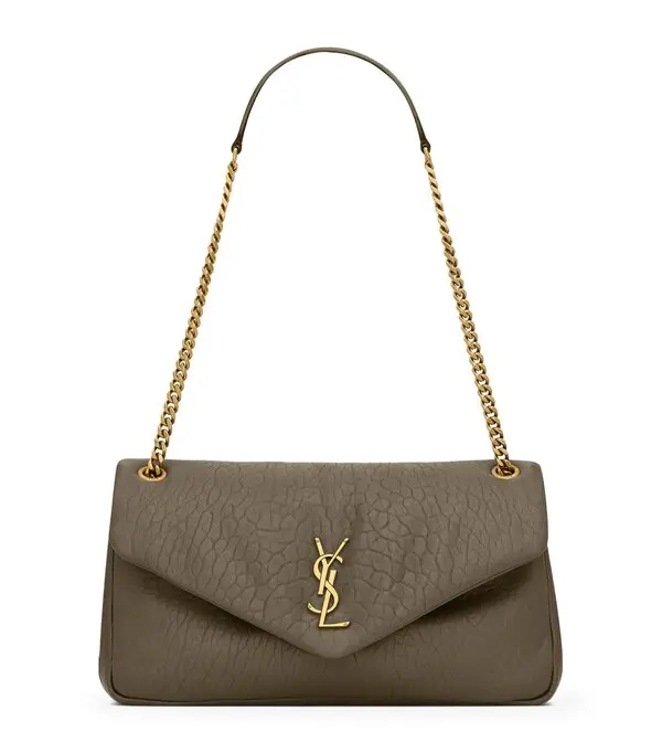 Saint Laurent Medium Calypso Shoulder Bag - Green