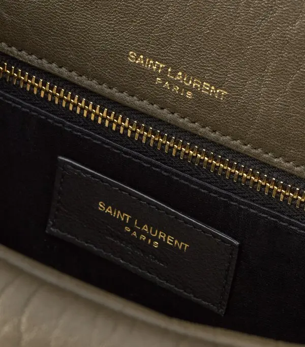 Saint Laurent Medium Calypso Shoulder Bag - Green