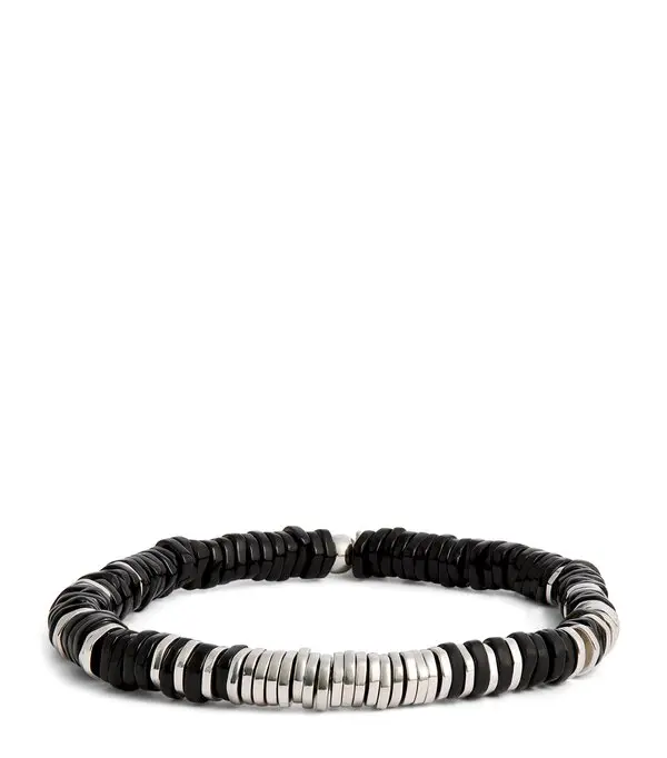 Tateossian Agate And Sterling Bracelet - Silver