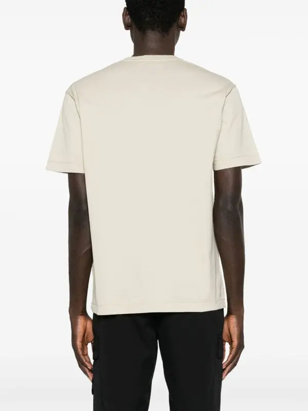 Stone Island Compass-patch Cotton T-shirt