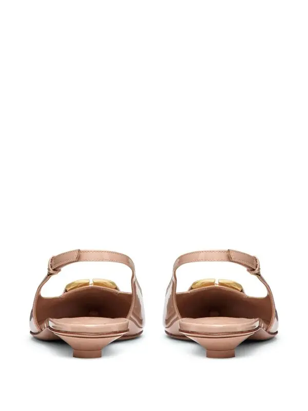 Valentino Garavani 20mm Vlogo The Bold Edition Ballet Flats - Pink
