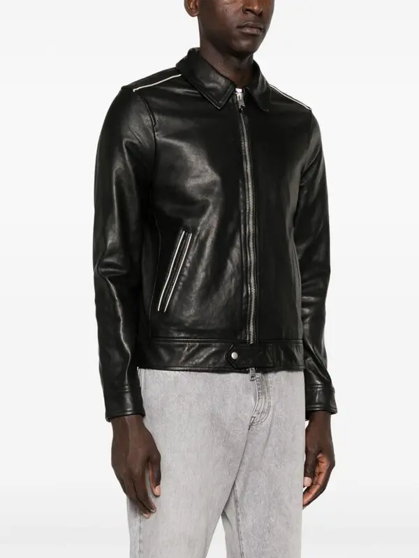 Allsaints Regis Eather Jacket - Black | Editorialist