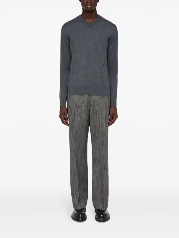 FERRAGAMO V-neck Wool Sweater