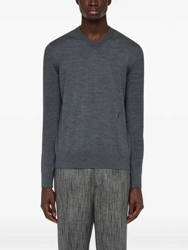 FERRAGAMO V-neck Wool Sweater