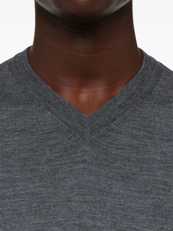 FERRAGAMO V-neck Wool Sweater