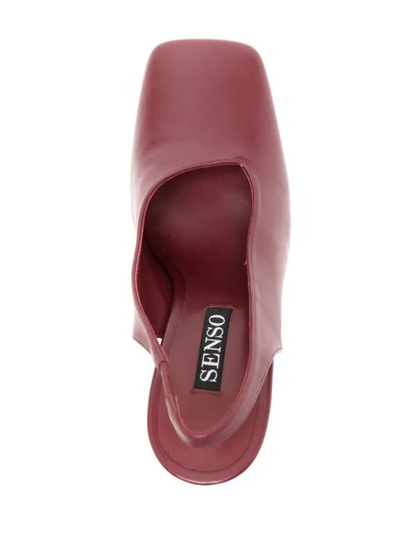 Senso Sawyer I 95mm Slingback Pumps - Red