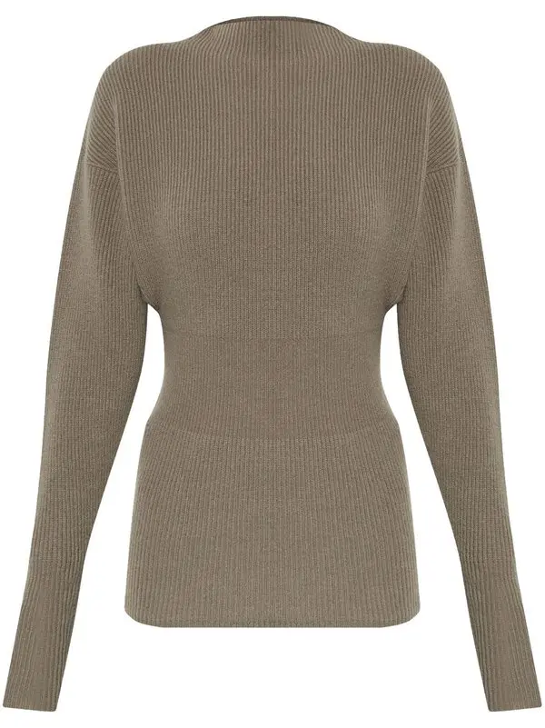 Rick Owens Ribbed-knit Wool Jumper - Green