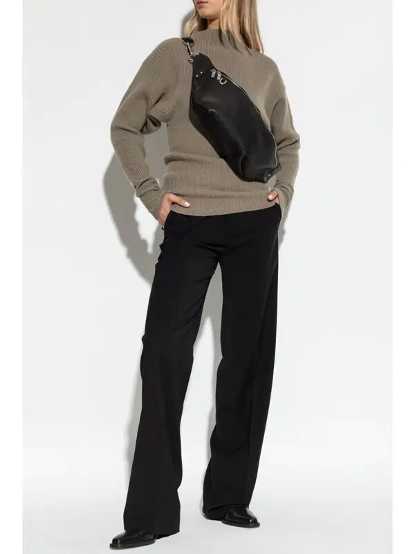 Rick Owens Ribbed-knit Wool Jumper - Green