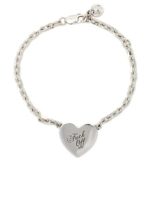 STOLEN GIRLFRIENDS CLUB Heart-charm Sterling Bracelet - Silver