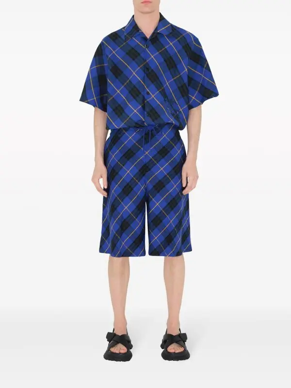 Burberry Vintage Check Cotton Shorts
