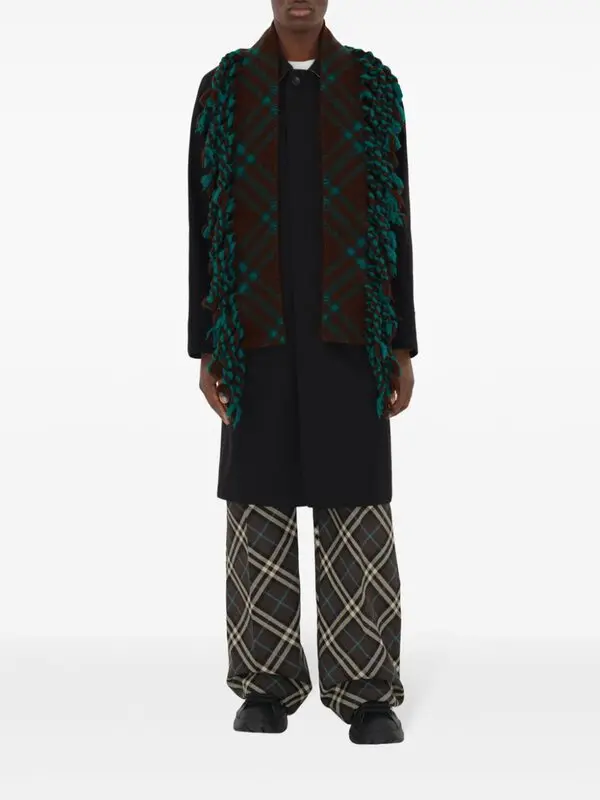 Burberry Check Wool Skinny Scarf
