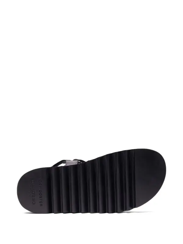 SCAROSSO Wooster V Suede Sandals - Black