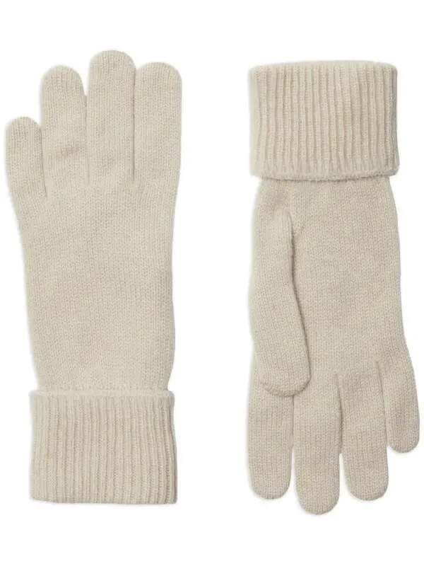 Burberry Cashmere Blend Gloves - Neutrals