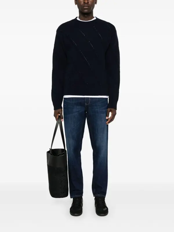 PT TORINO Washed Slim Fit Jeans - Blue