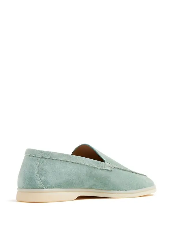 SCAROSSO Ludovico Suede Loafers - Green