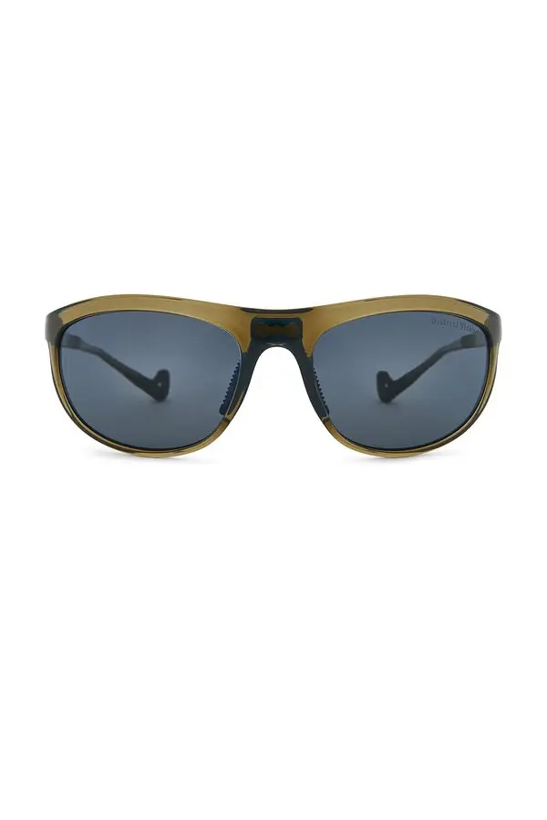 DISTRICT VISION Takeyoshi Altitude Master Sunglasses - Liquid Moss & Water Gray
