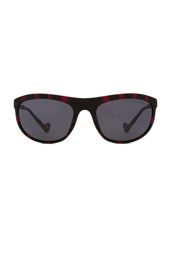 DISTRICT VISION Takeyoshi Altitude Master Sunglasses - Red Tortoise & D+ Onyx Mirror