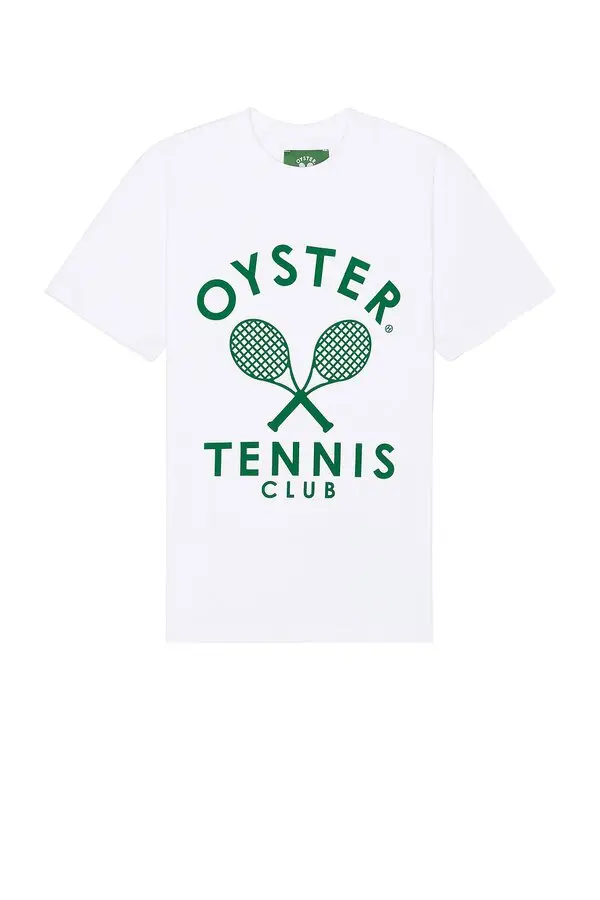 OYSTER Tennis Club Members T-shirt - White