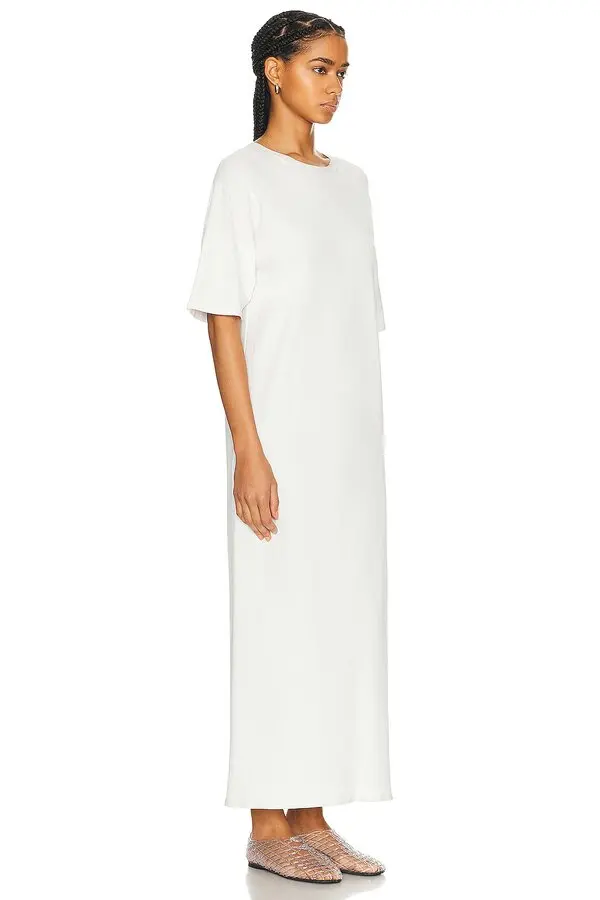The Row Gitu Knit Dress In White - 59% Off | Editorialist