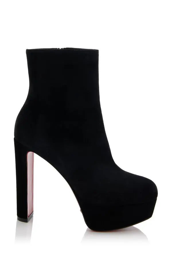 CHRISTIAN LOUBOUTIN Loo 130mm Ankle Boots - Black