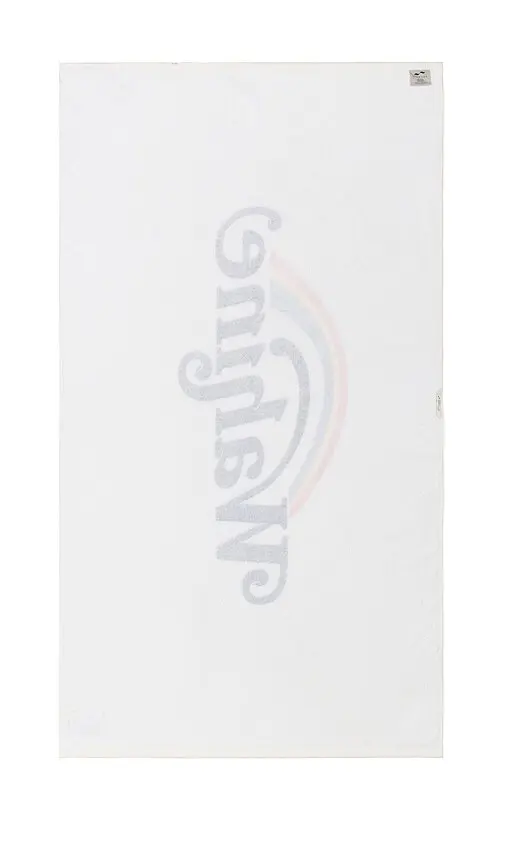 SLOWTIDE Wahine Beach Towel In White