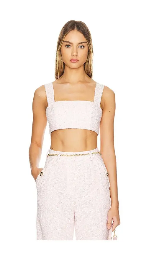 Amanda Uprichard Tish Top - Blush Multi