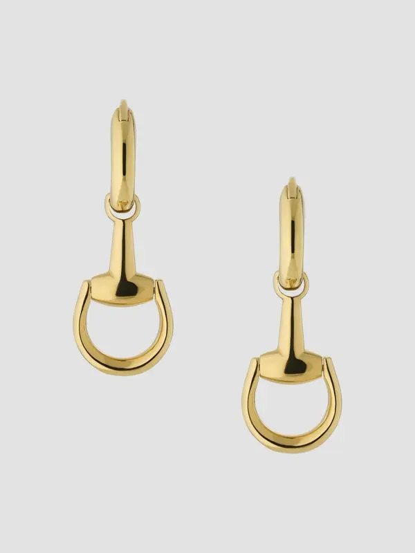 Gucci Horsebit 18k Drop Earrings