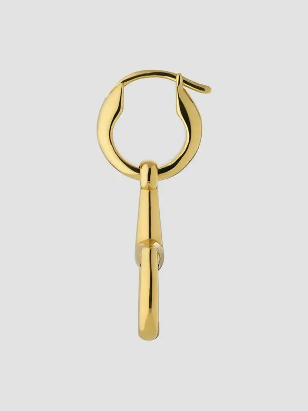Gucci Horsebit 18k Drop Earrings