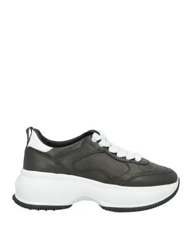 Hogan Low-top Leather Sneakers - Black